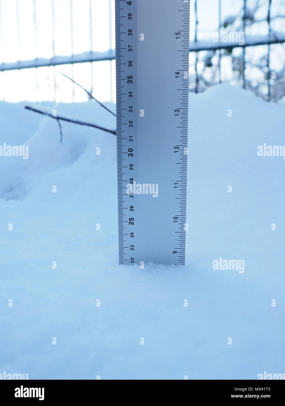 6 inches of snow hi-res stock photography and images - Alamy