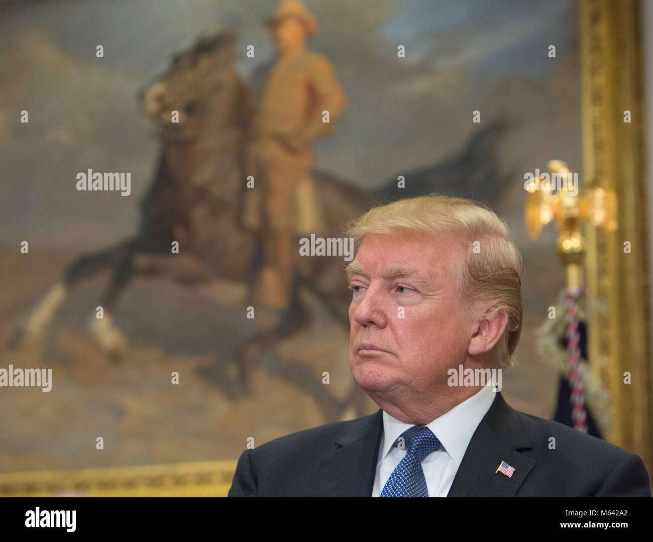 United States President Donald J. Trump introduces Johnny Taylor, Jr ...