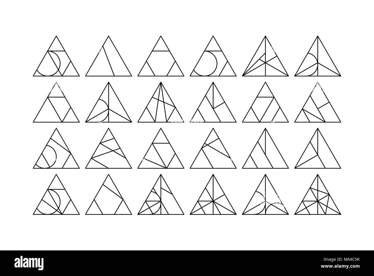 Poster layout design vector Black and White Stock Photos & Images - Alamy