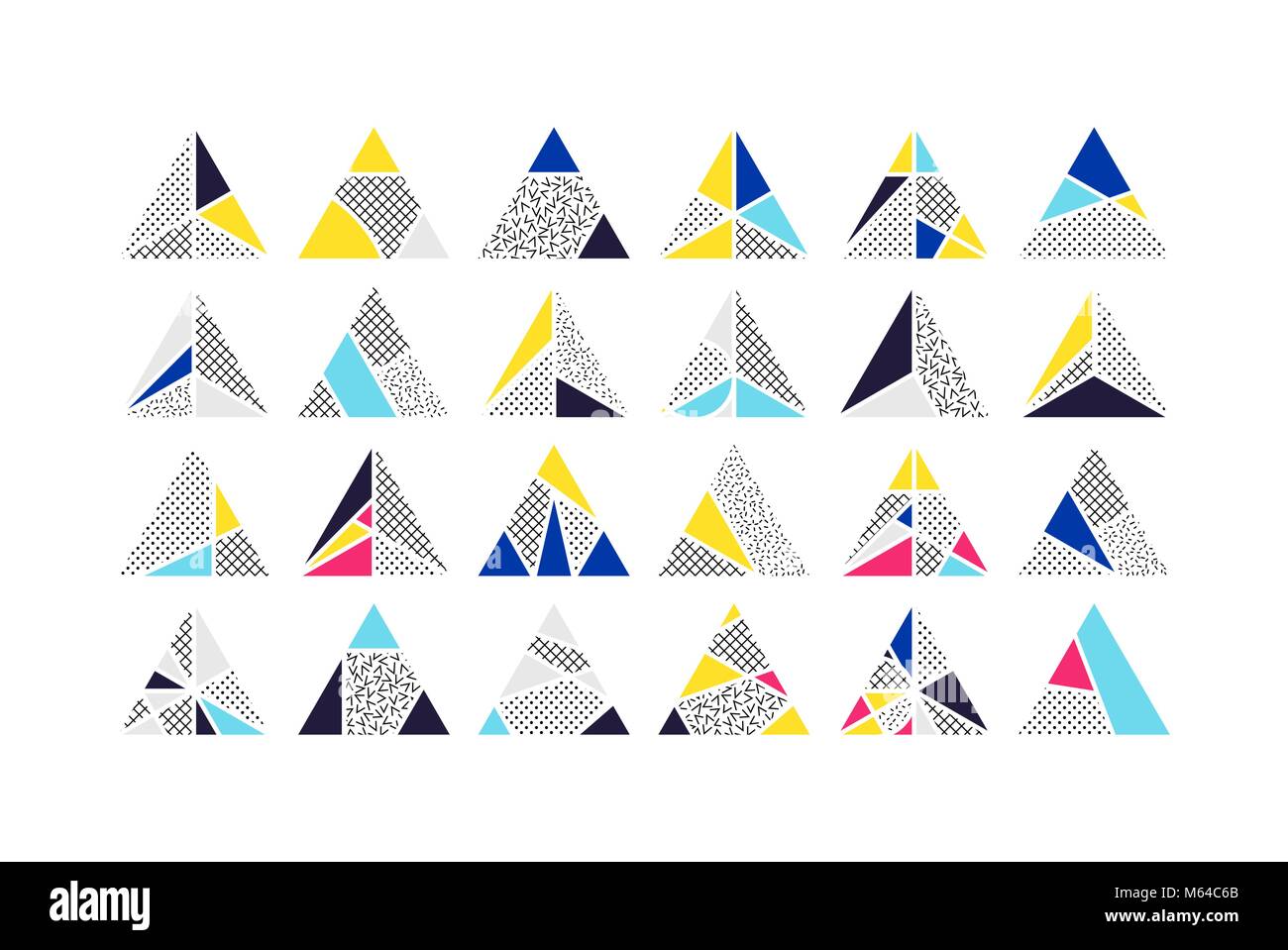 Triangle Vector design elements set Stock Vector Image & Art - Alamy