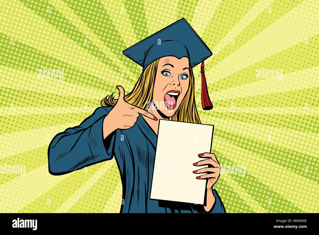 Student graduate Stock Vector Images - Alamy