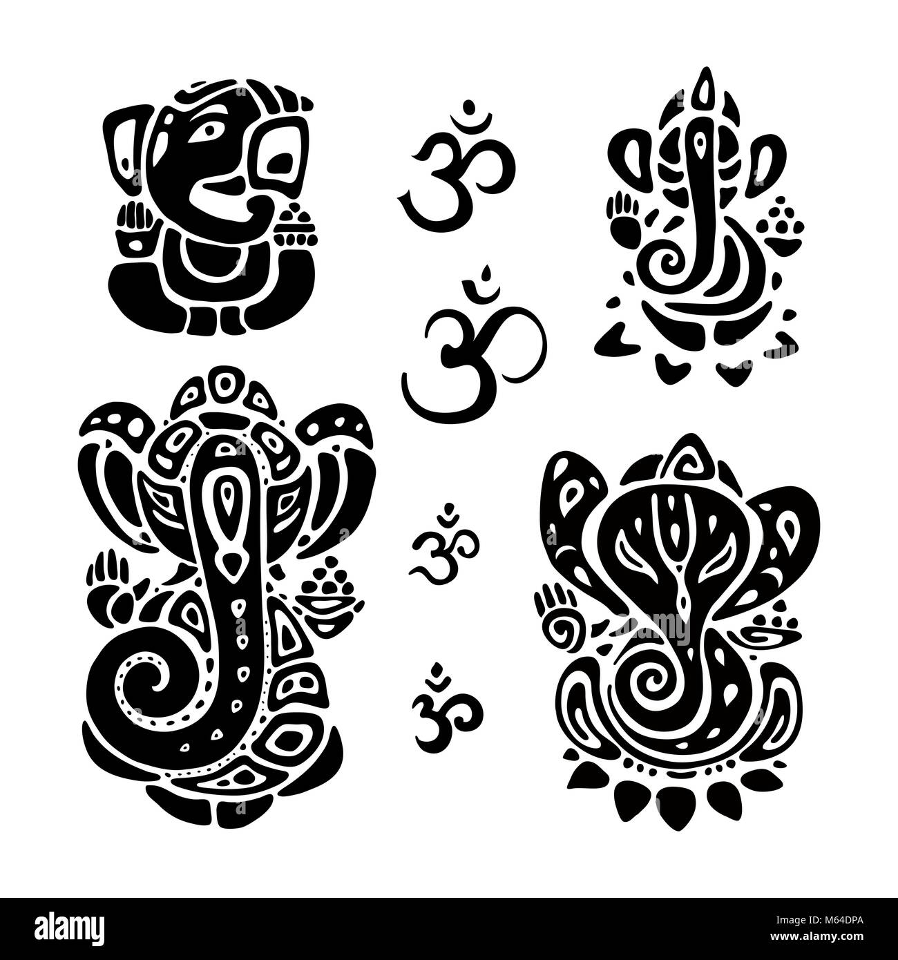 Idol hindu holy god Black and White Stock Photos & Images - Alamy