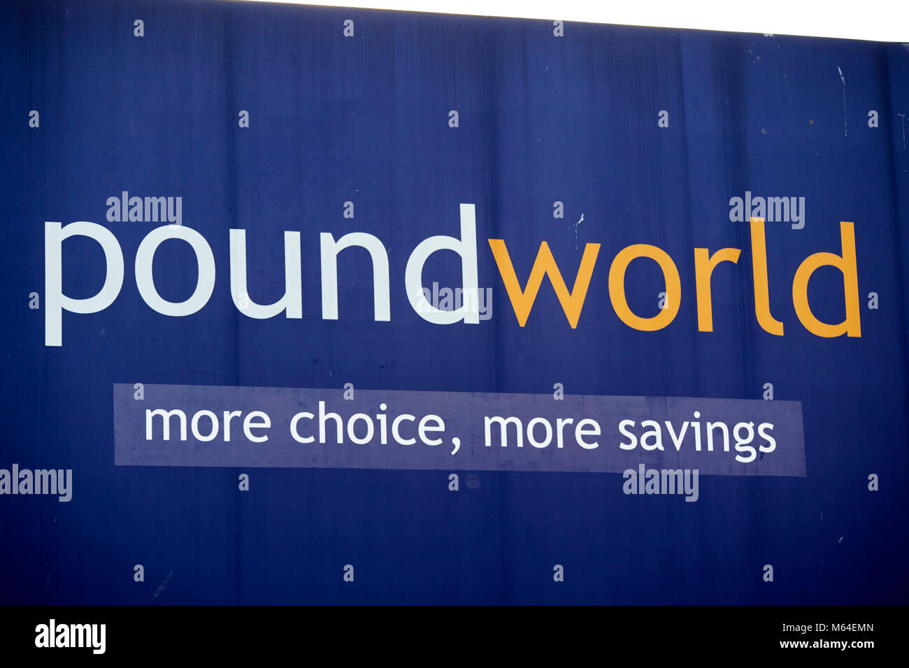 Poundworld logo hi-res stock photography and images - Alamy