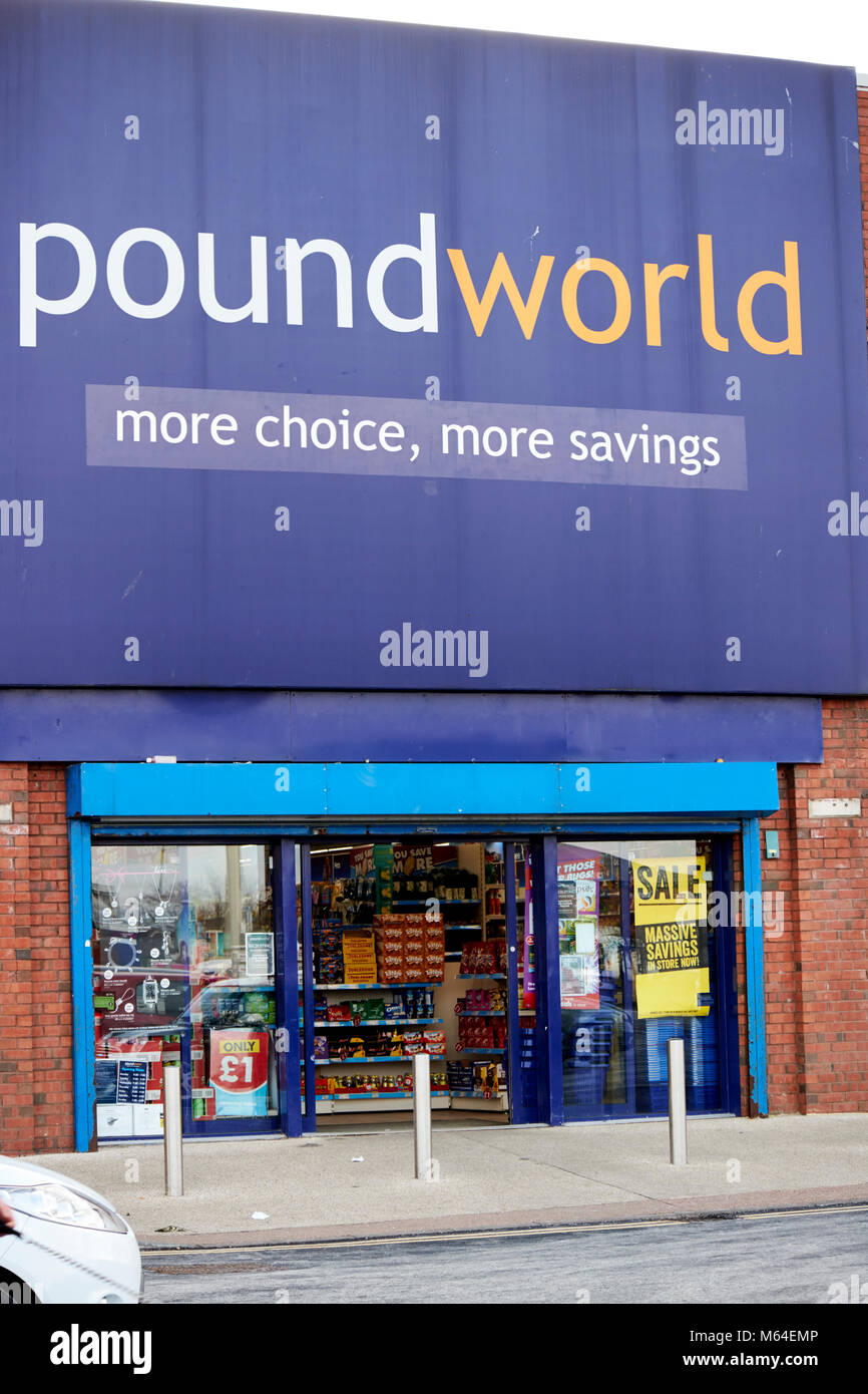 Poundworld logo hi-res stock photography and images - Alamy
