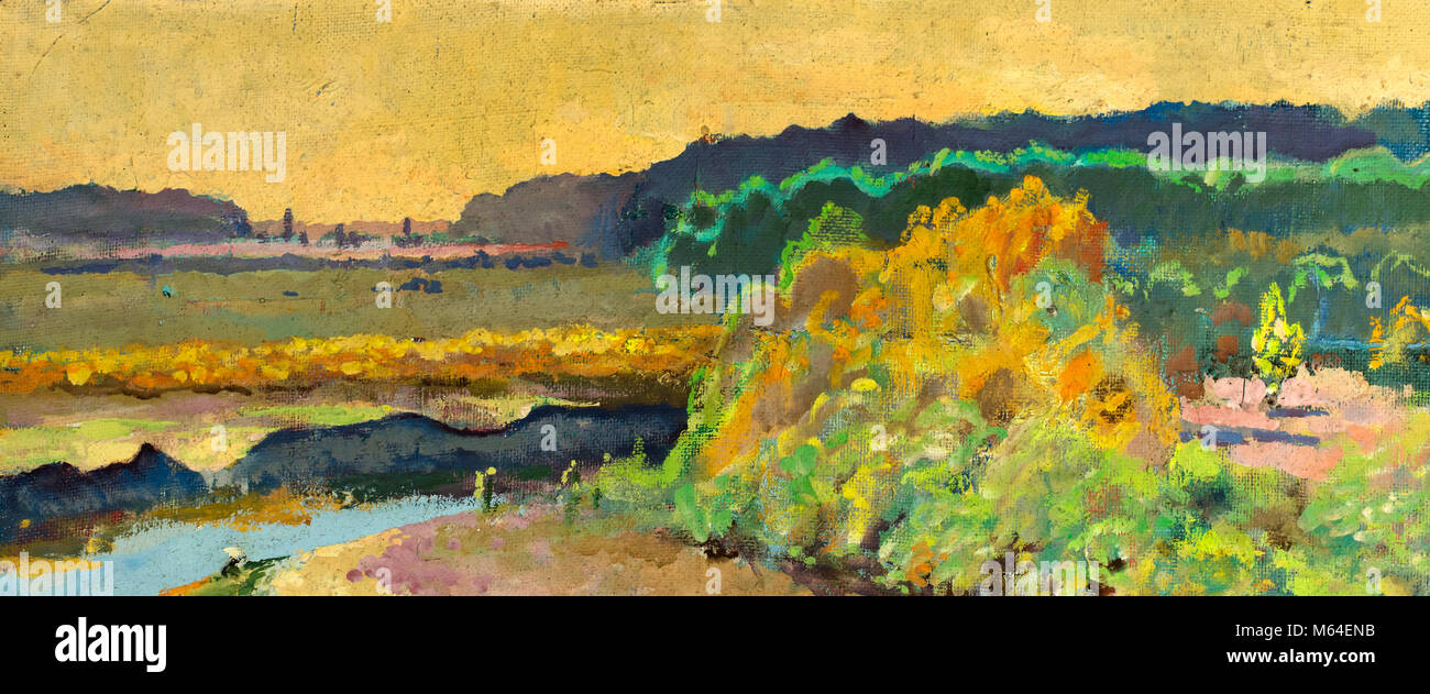 Oil painting, handmade Stock Photo - Alamy