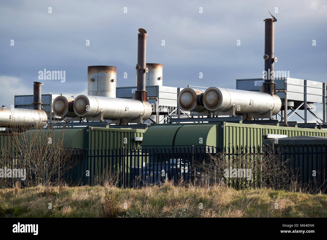 methane landfill gas power station at giants park site on former ...
