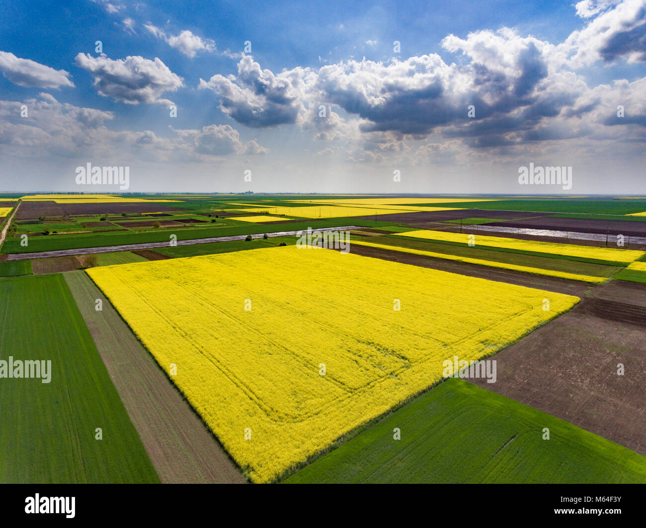Soybean harvest aerial hi-res stock photography and images - Alamy