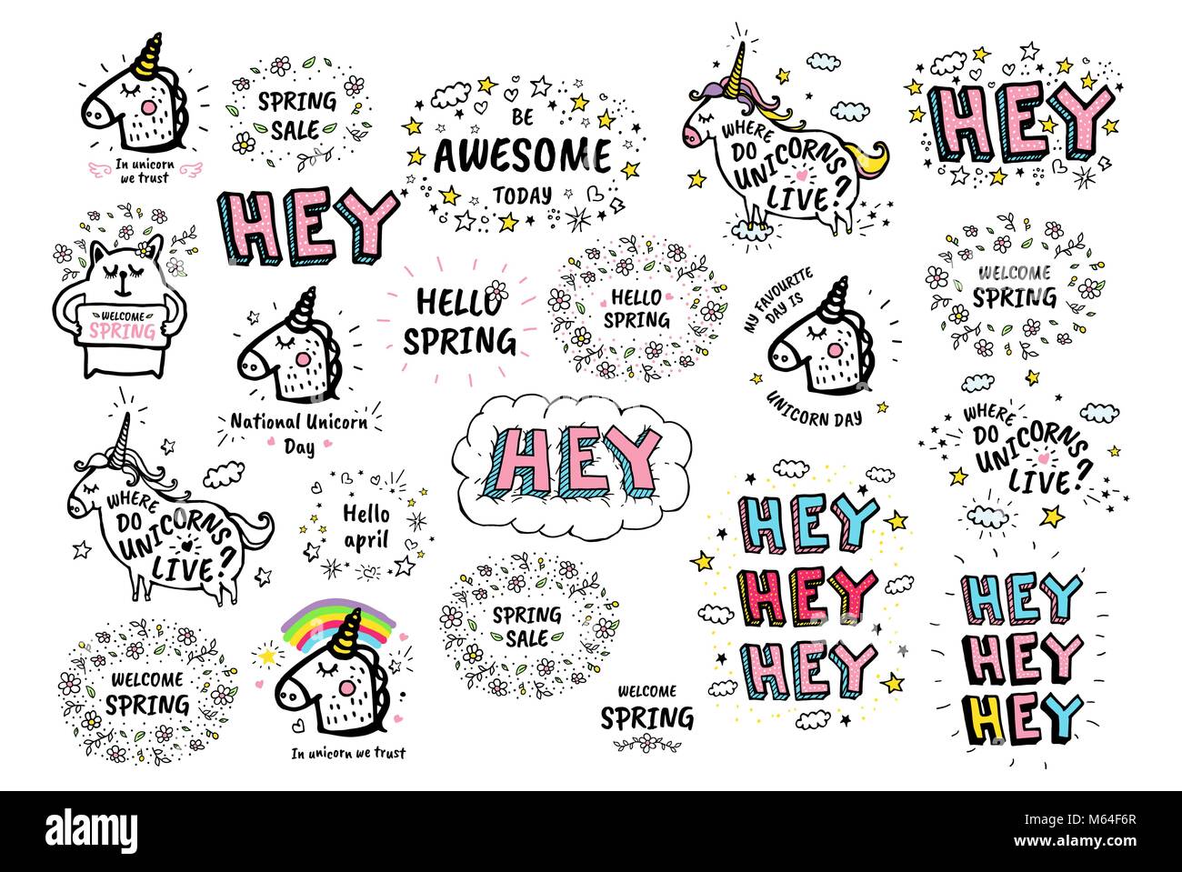 Yellow teddy bear pink Stock Vector Images - Alamy