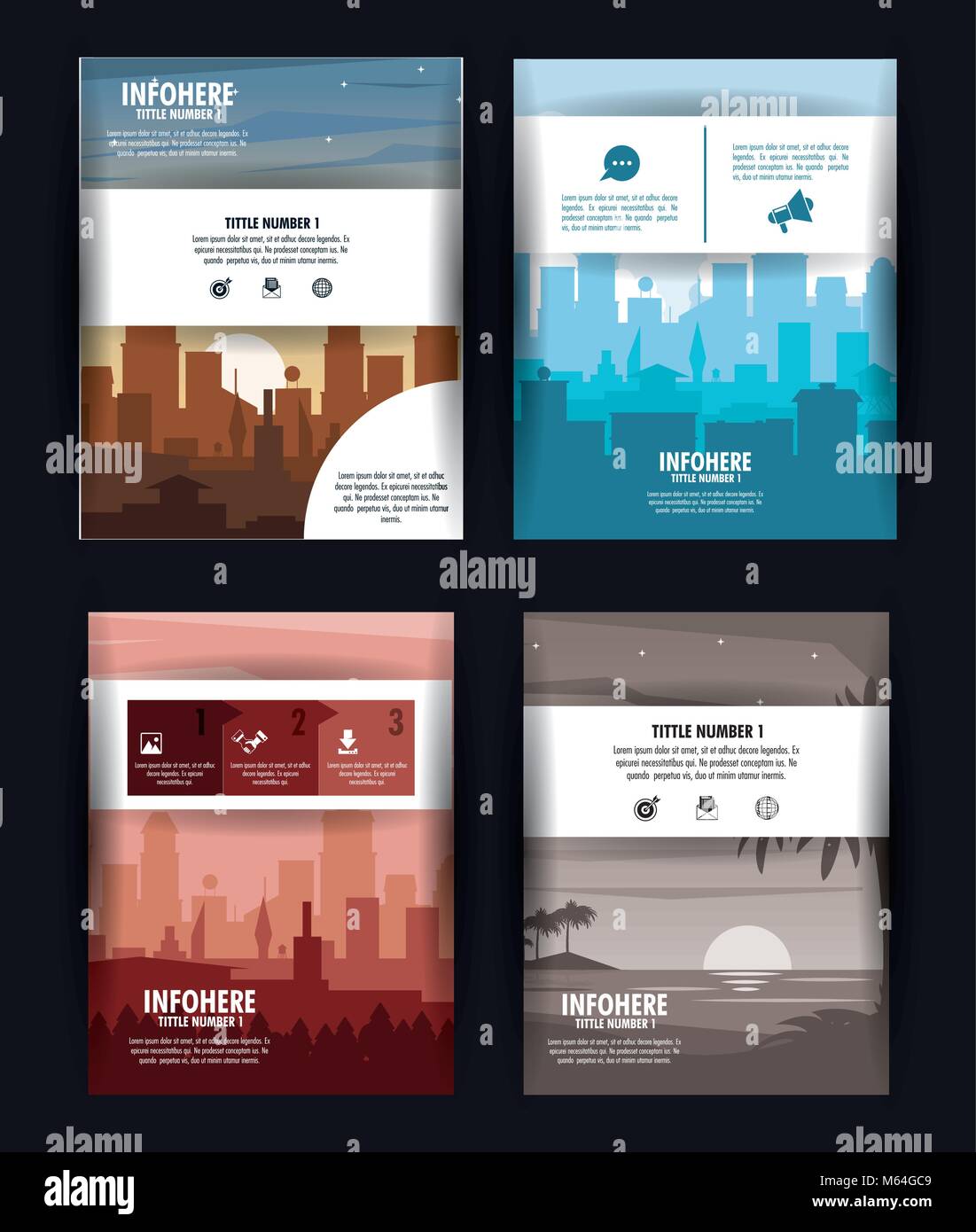 City brochure infographic Stock Vector Image & Art - Alamy