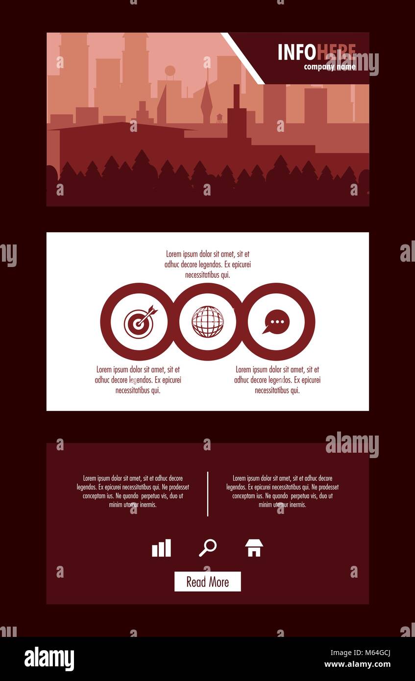 City brochure infographic Stock Vector Image & Art - Alamy