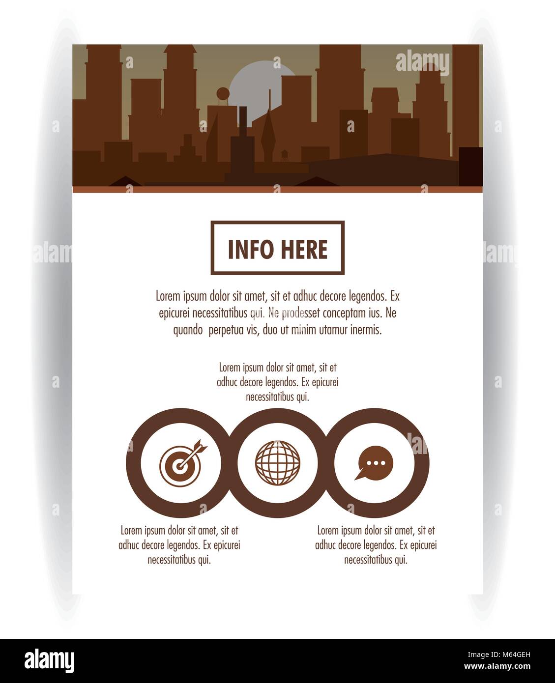 City brochure infographic Stock Vector Image & Art - Alamy