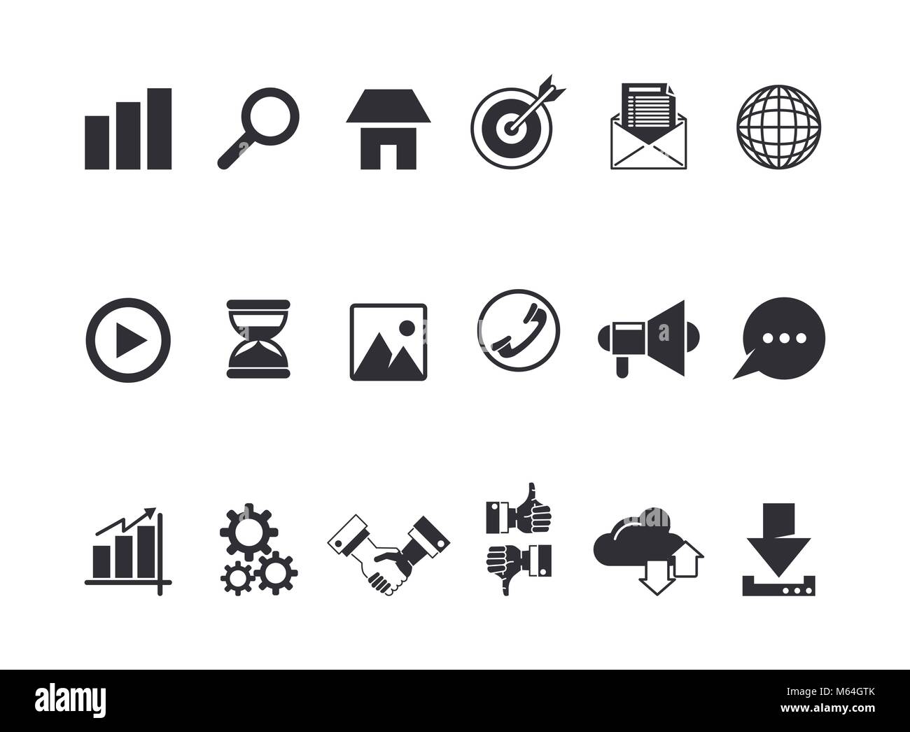 Collection of multimedia icons Stock Vector Image & Art - Alamy