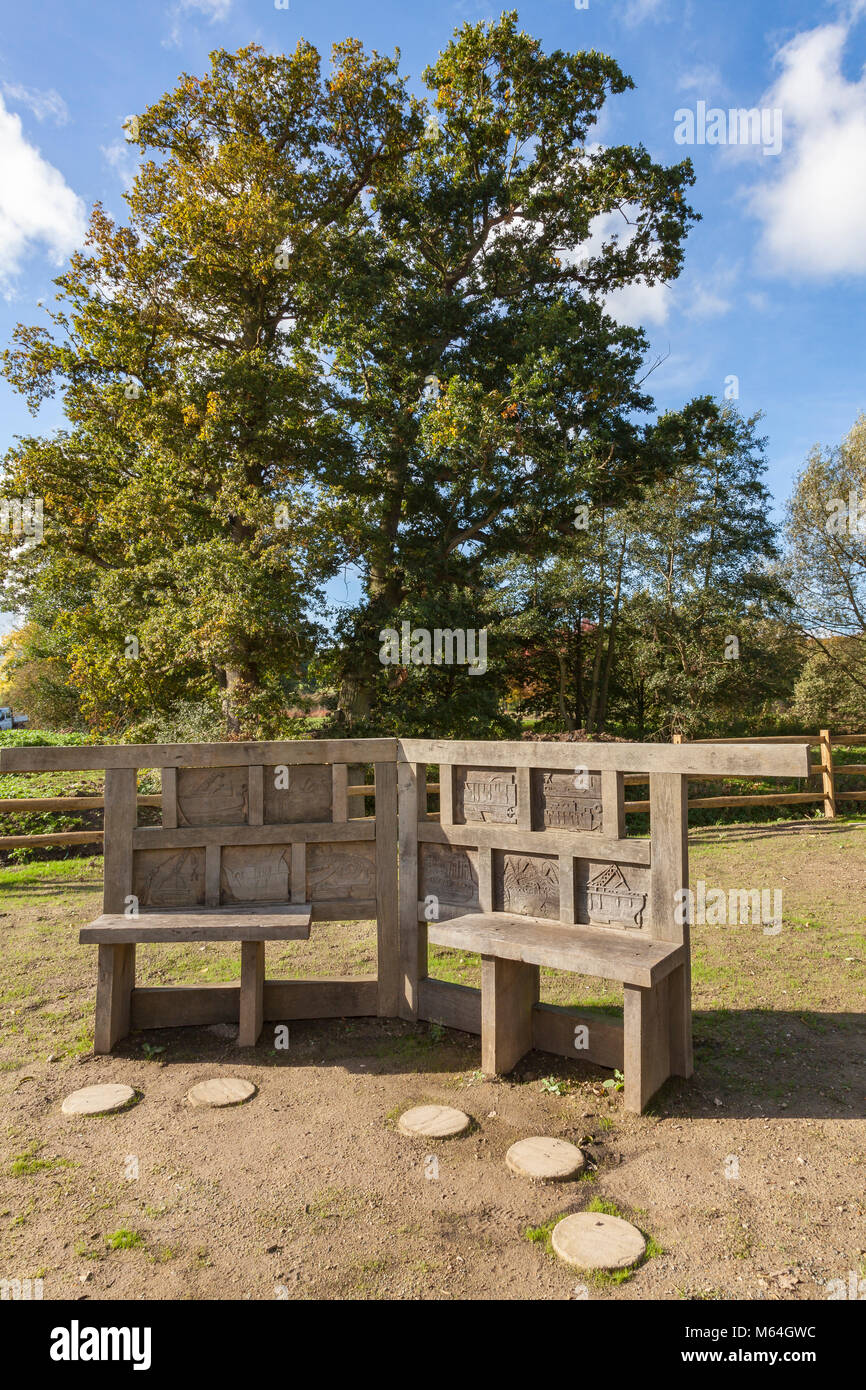 The New Teston Lock on the River Medway at Teston near Maidstone, Kent ...
