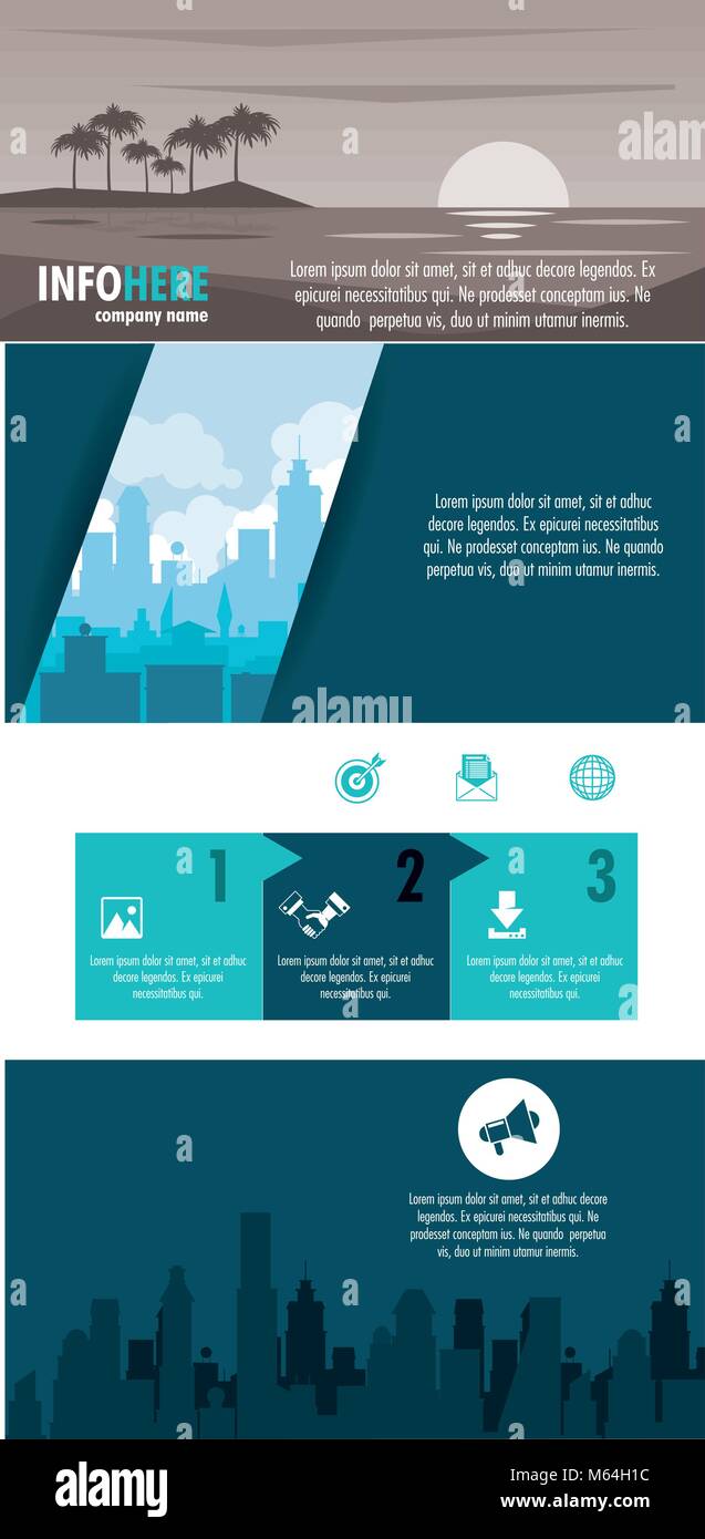 City brochure infographic Stock Vector Image & Art - Alamy