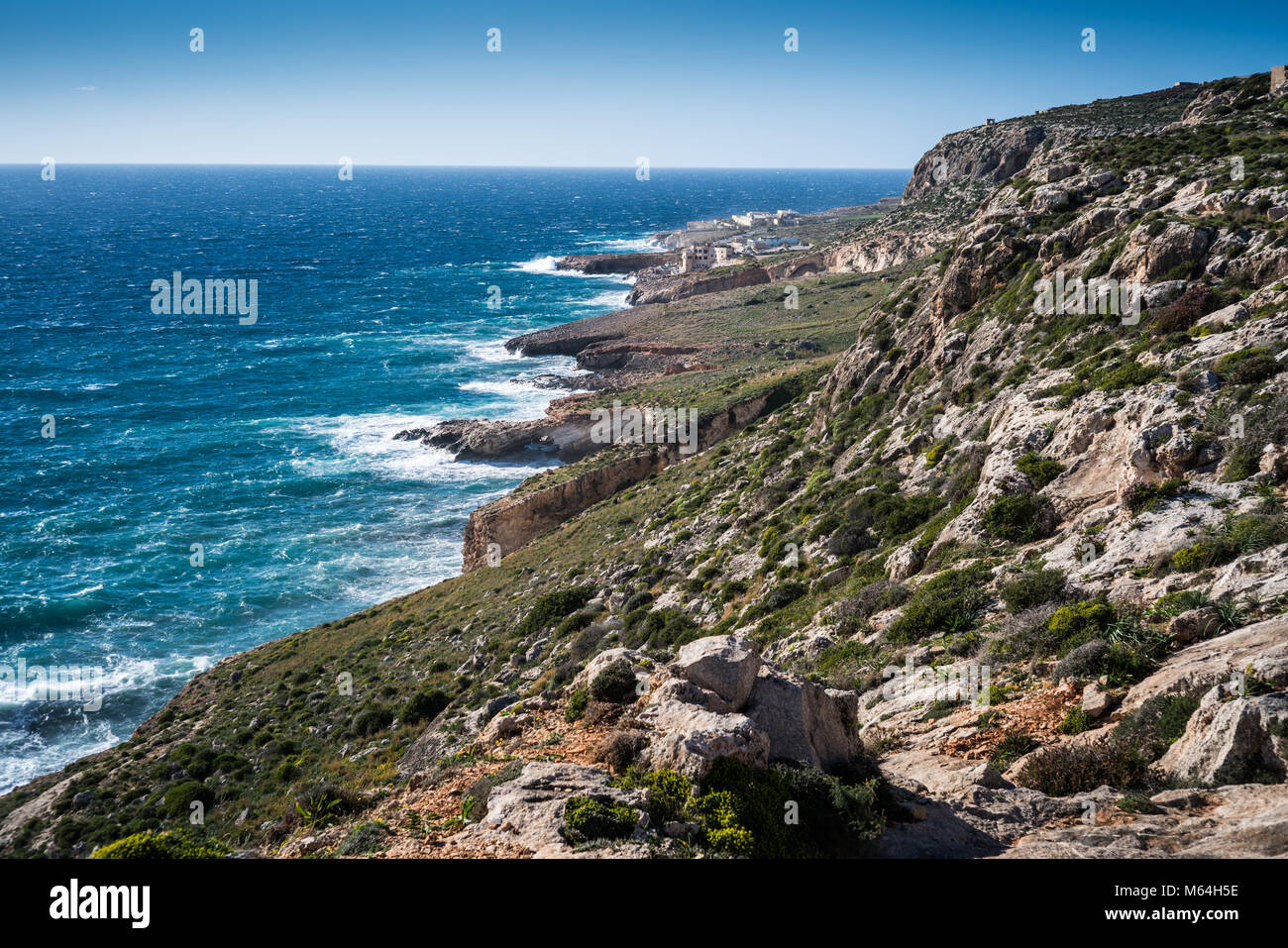 Landscape of the Malta island, Europe Stock Photo - Alamy