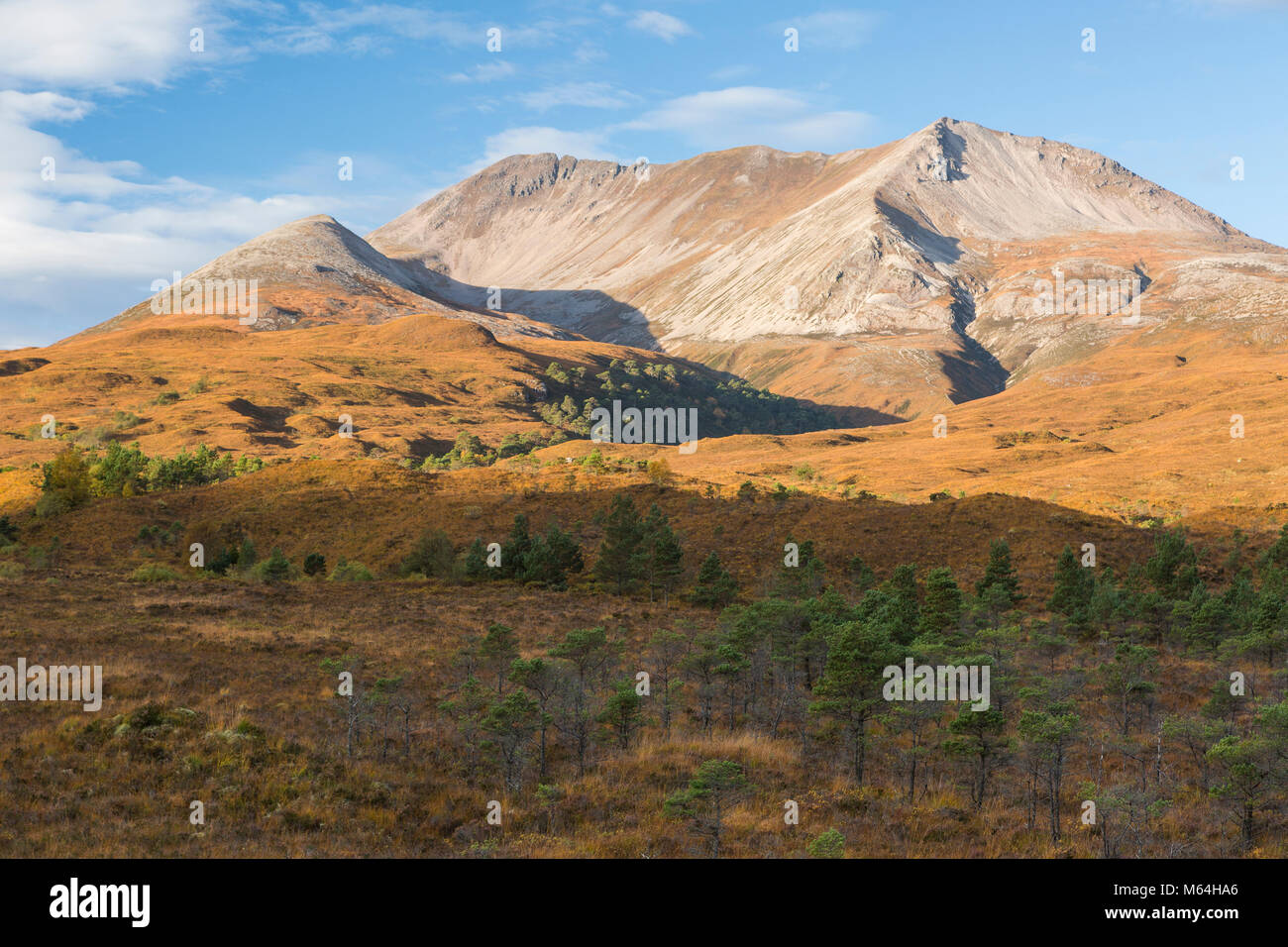 Morning light on Beinn Eighe, Torridon, Scotland Stock Photo - Alamy