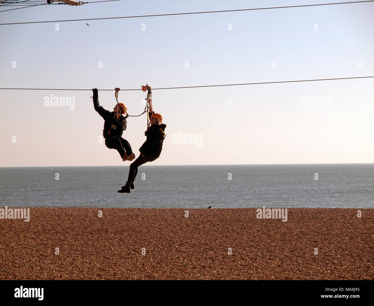 Brighton zip wire hi-res stock photography and images - Alamy
