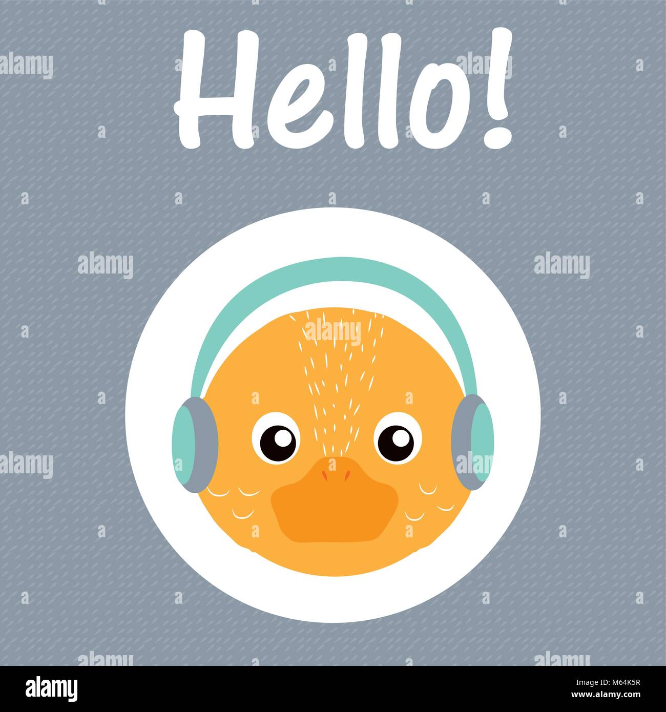 Hello duck cartoon Stock Vector Image & Art - Alamy