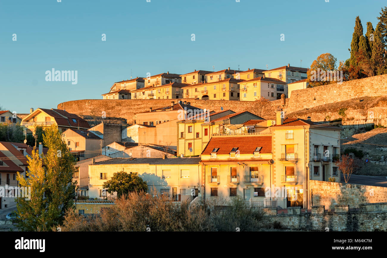 ciudad rodrigo at sunset Stock Photo - Alamy