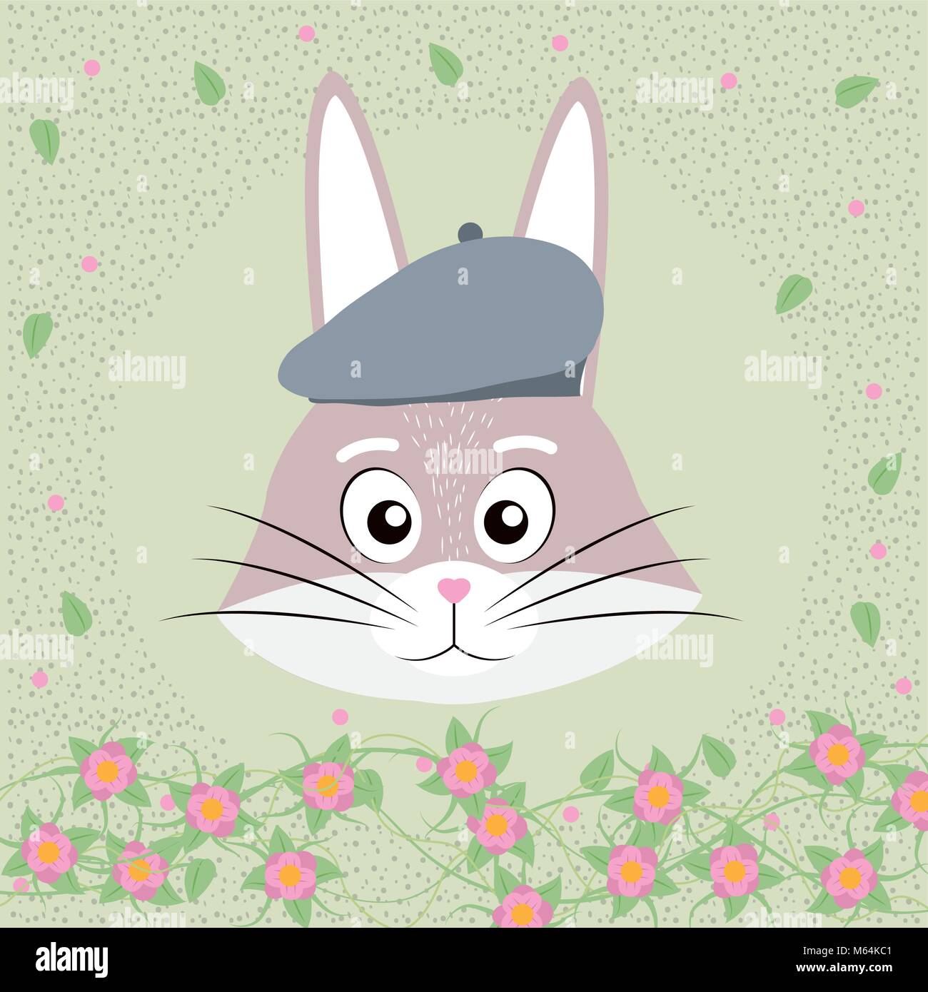 Cute rabbit cartoon Stock Vector Image & Art - Alamy