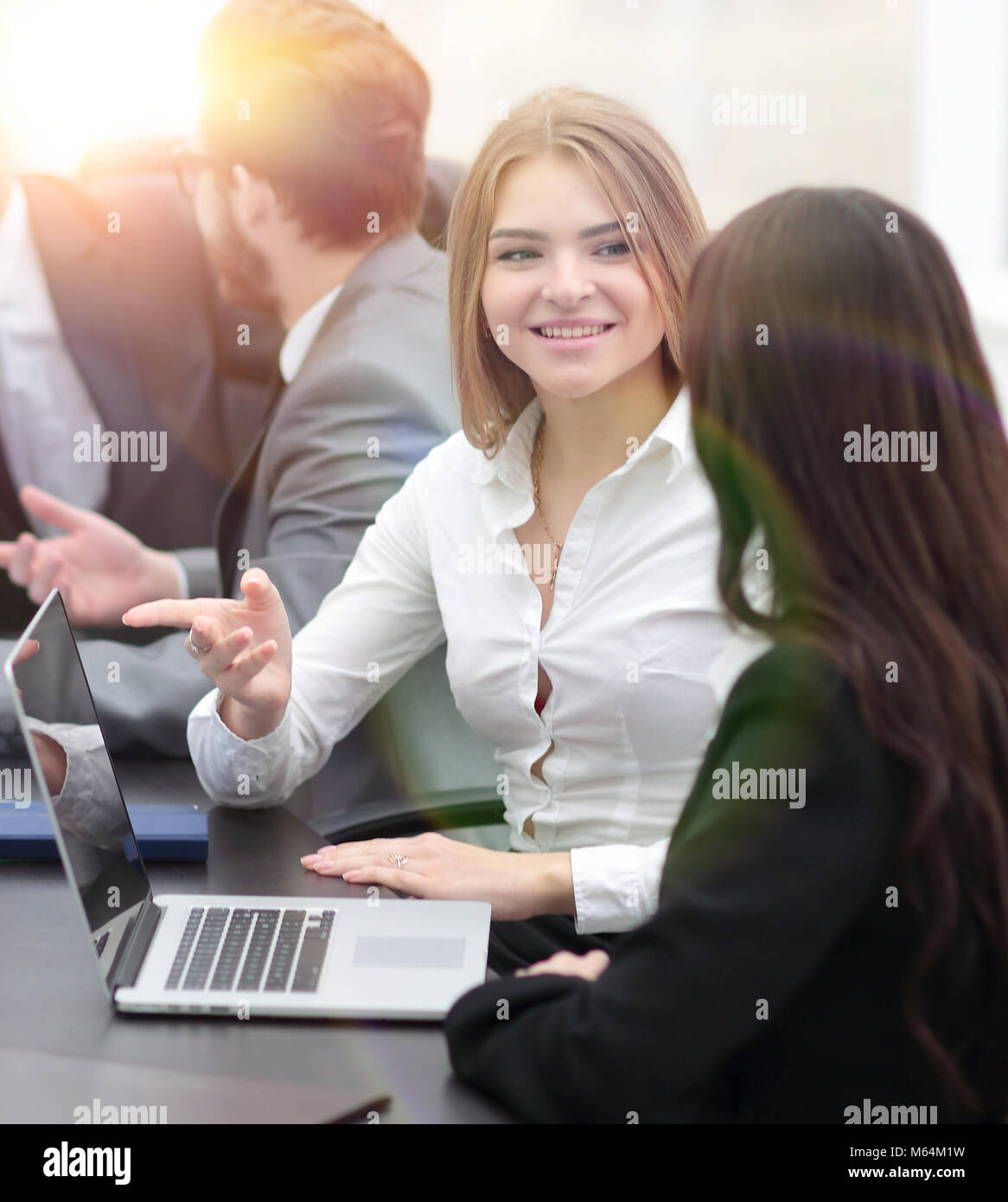 women employees in the office Stock Photo - Alamy