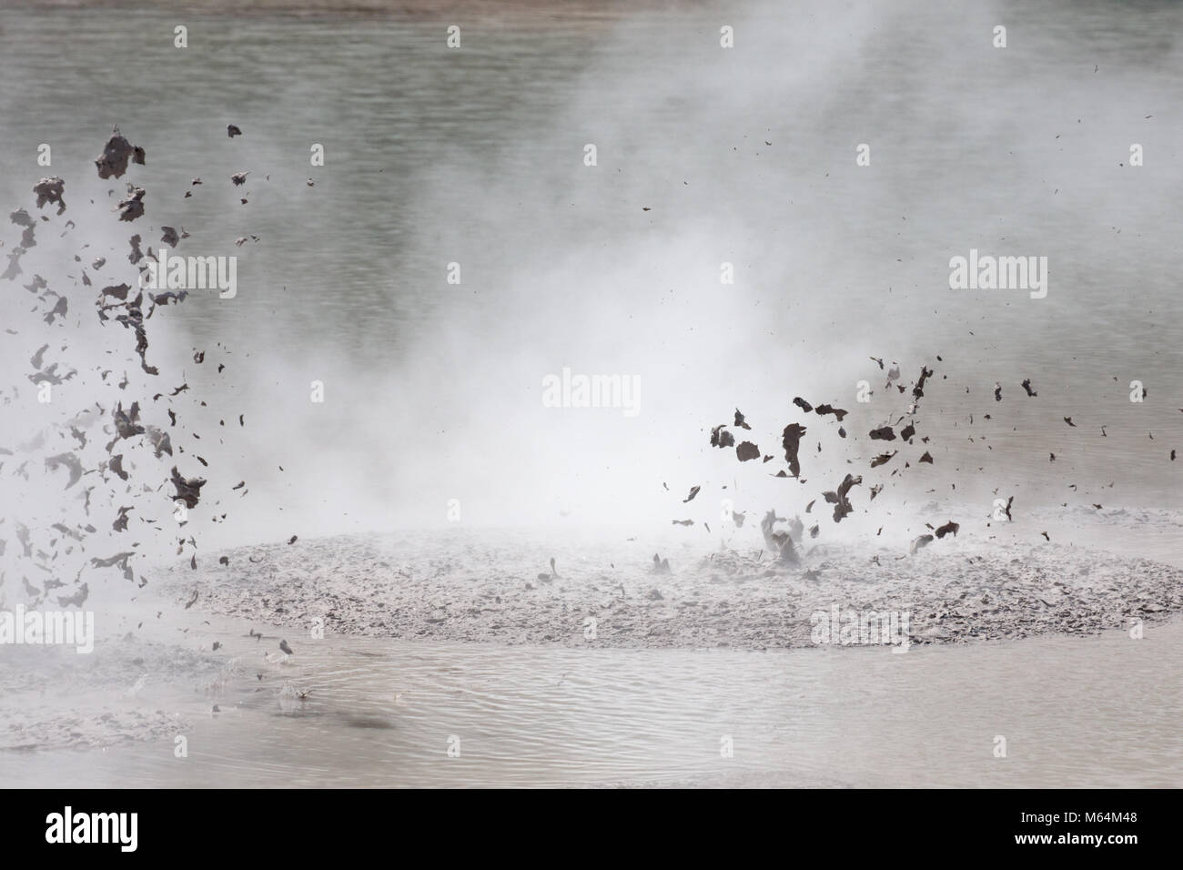 Wai-O-Tapu Mud Pool Stock Photo - Alamy