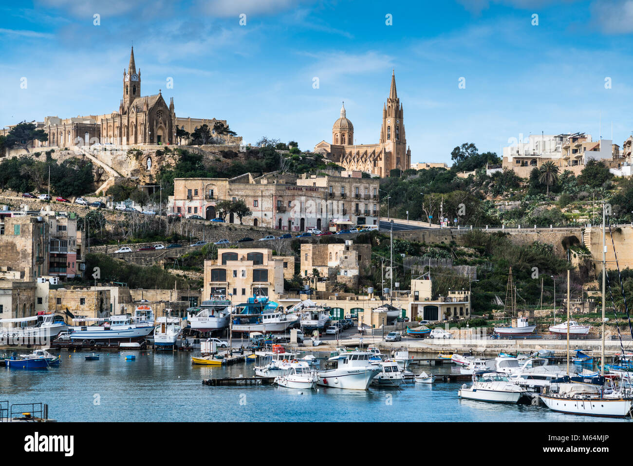 Marina, Mgarr, Gozo, Malta, Europe Stock Photo - Alamy