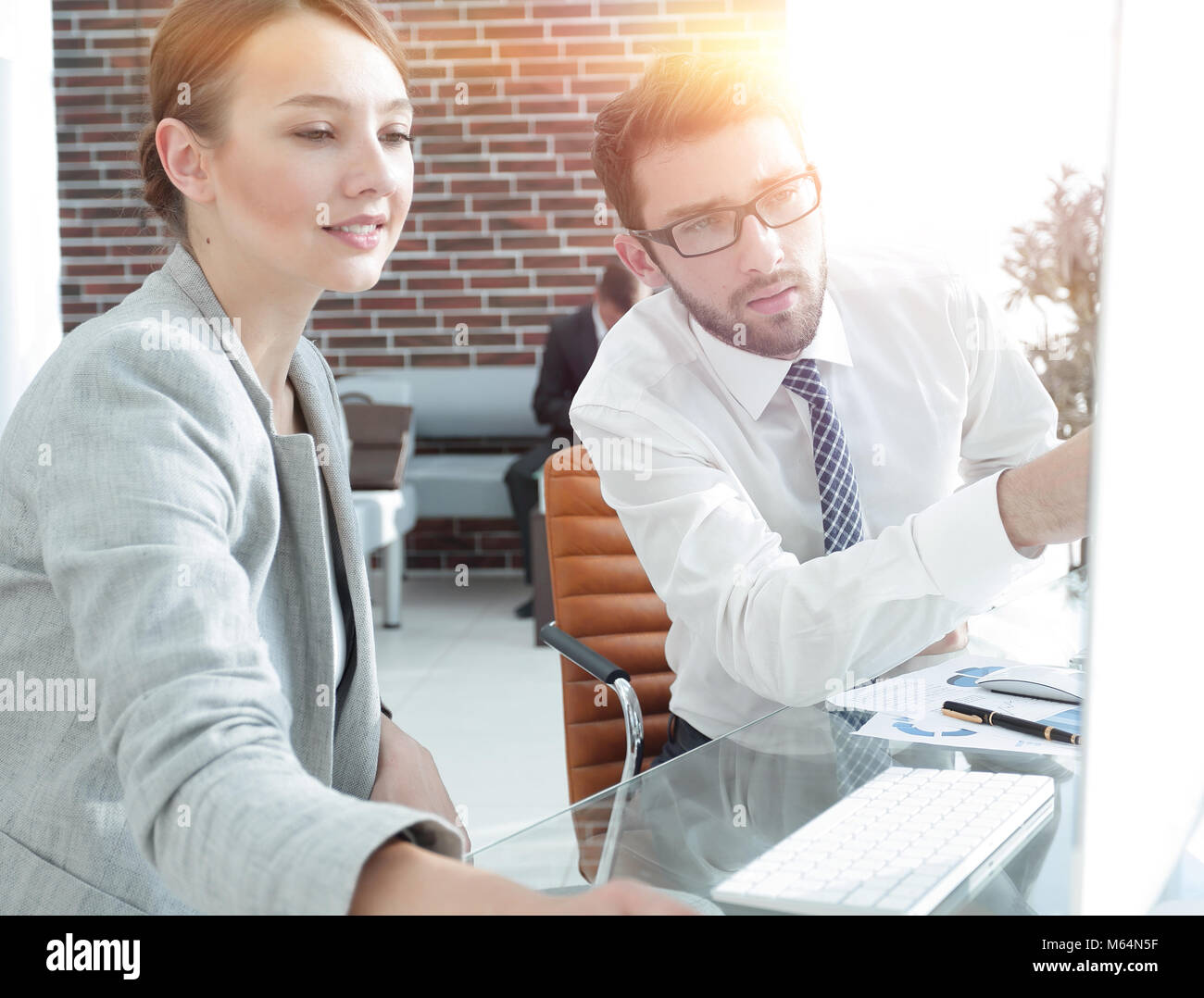 experienced professionals discussing a new project Stock Photo - Alamy