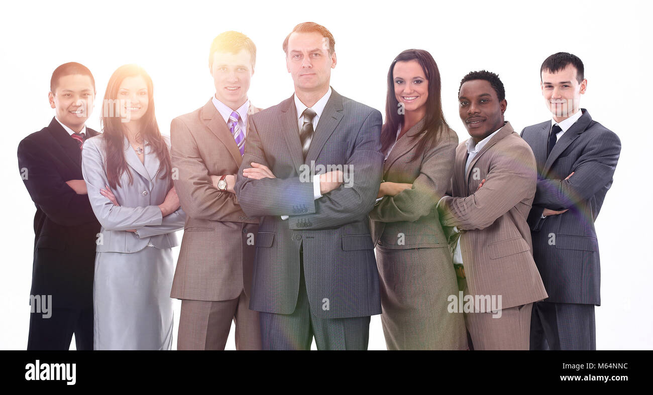 businessman and professional multinational business team Stock Photo ...