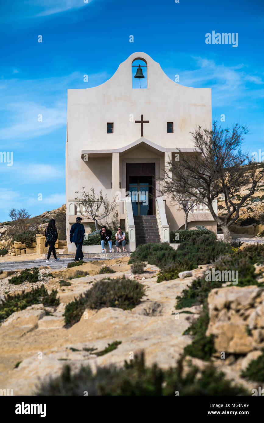 Kappella Sant' Anna, Triq id-Dwejra, San Lawrenz, Malta. Gozo island ...