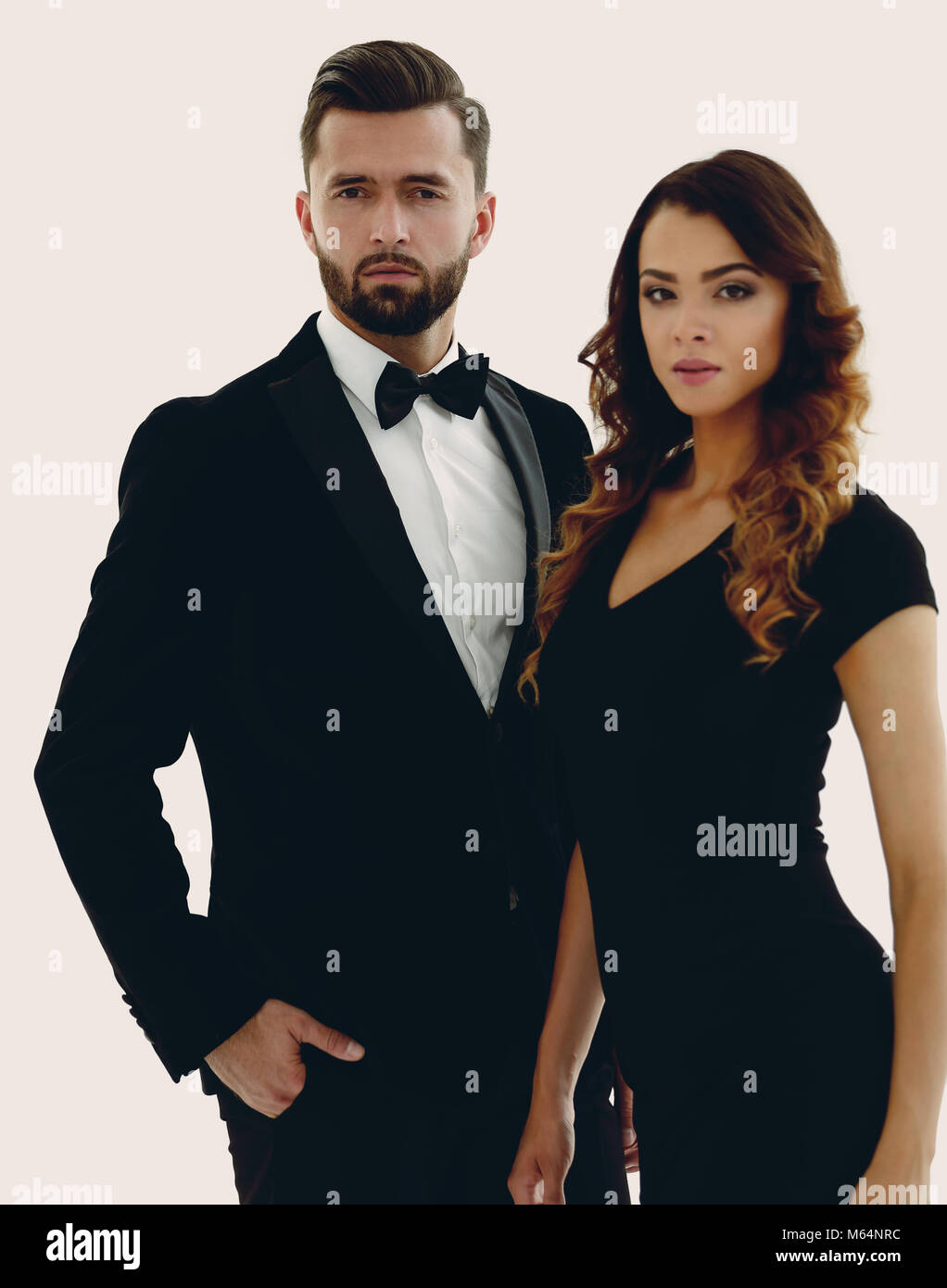 Successful business couple is standing Stock Photo - Alamy