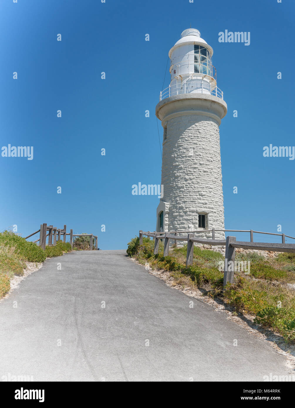 Bathurst Lighthouse on Rottnest Island, Western Australia Stock Photo ...