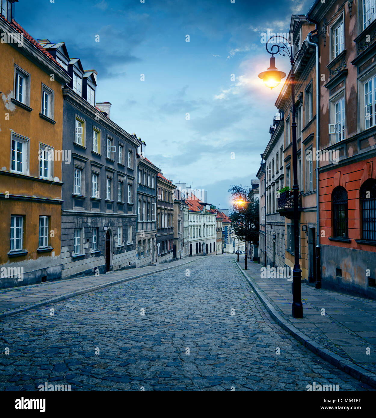 Warsaw old town hi-res stock photography and images - Alamy