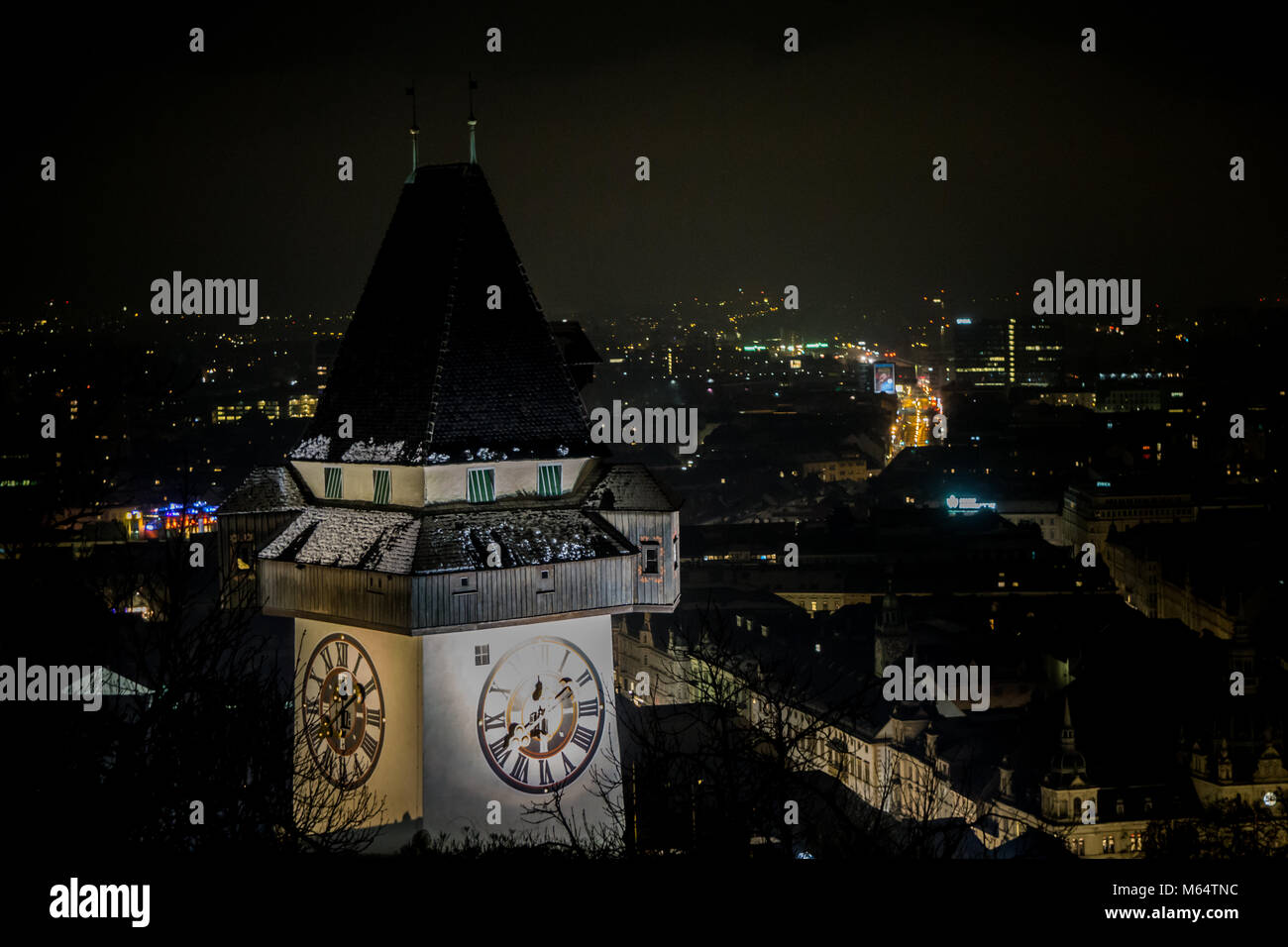 The clock tower of Graz is one of the city's most beloved landmarks ...