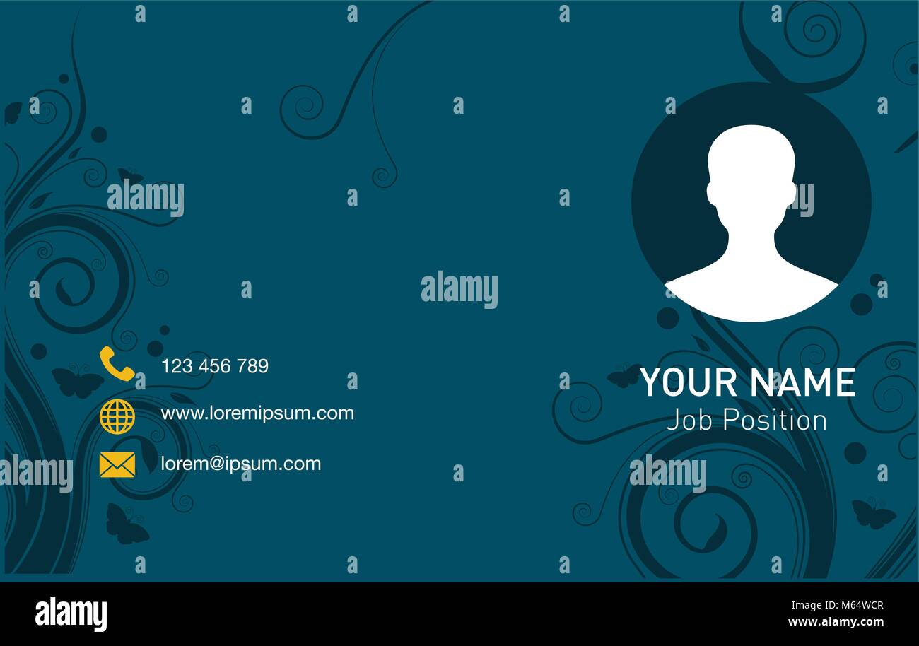 abstract business name card Stock Vector Image & Art - Alamy