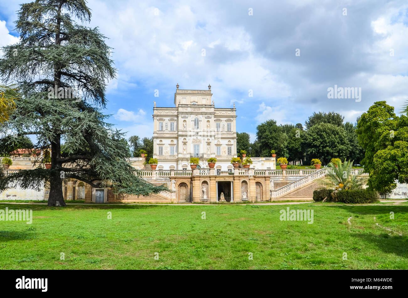 Beautiful view of Villa Doria Pamphili, Roma Stock Photo - Alamy