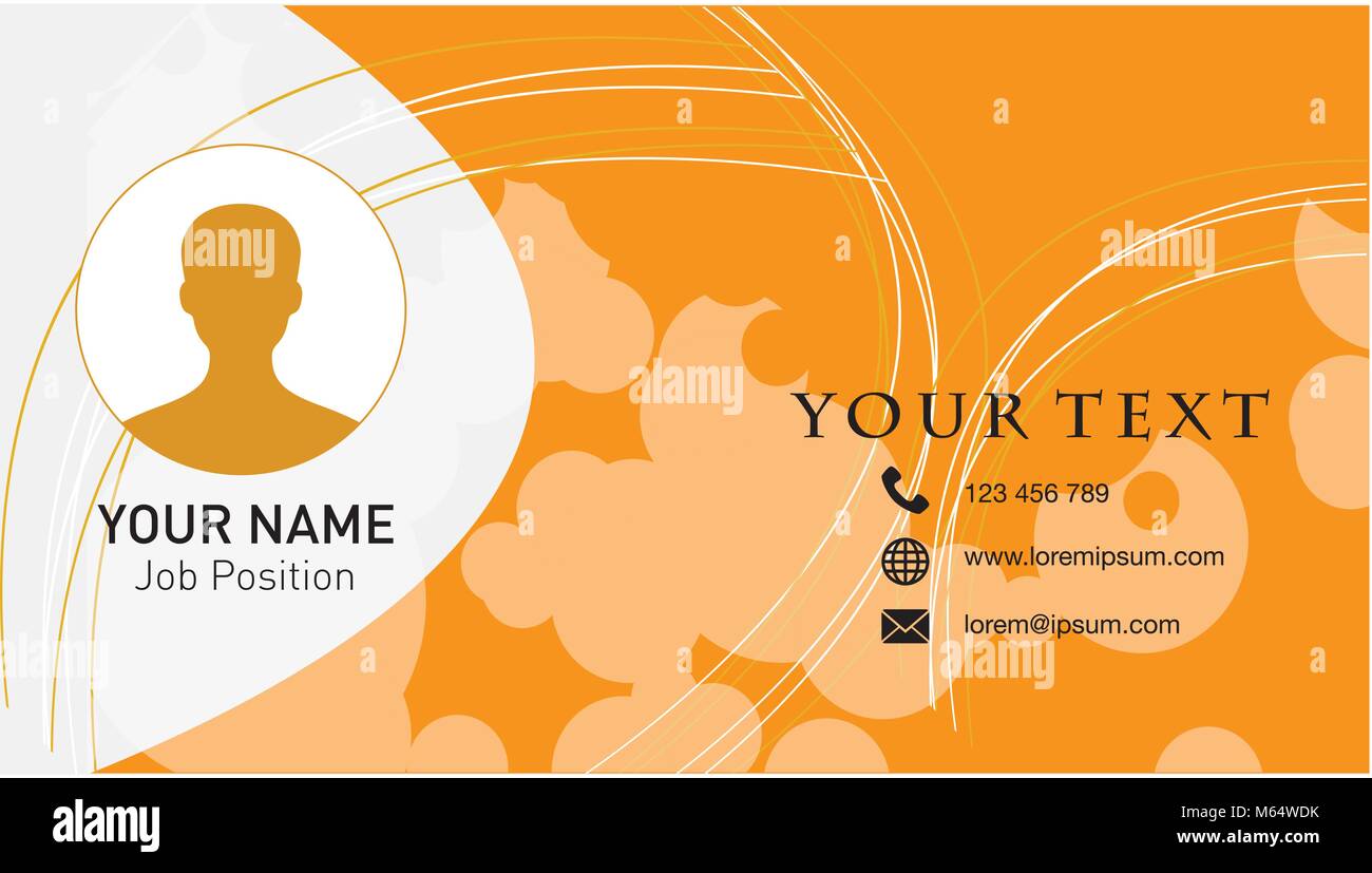 abstract business name card Stock Vector Image & Art - Alamy