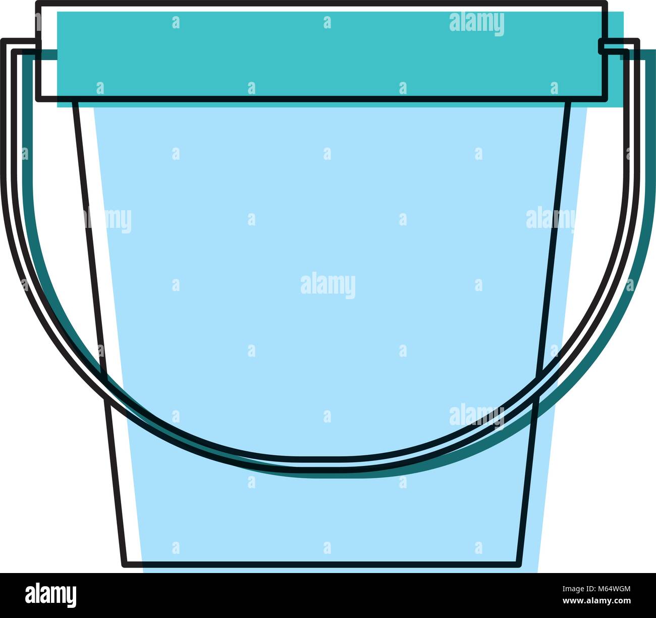bucket vector illustration Stock Vector Image & Art - Alamy