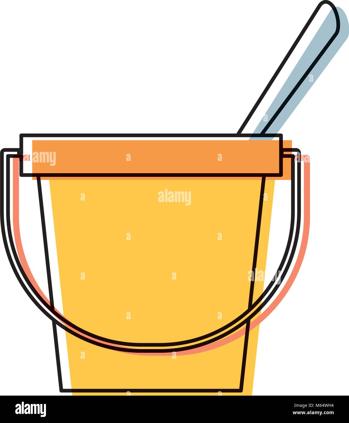 bucket vector illustration Stock Vector Image & Art - Alamy