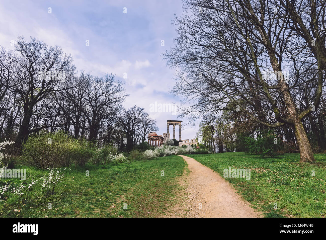 Antique Ruins On Ruinenberg Hill In Potsdam Stock Photo Alamy