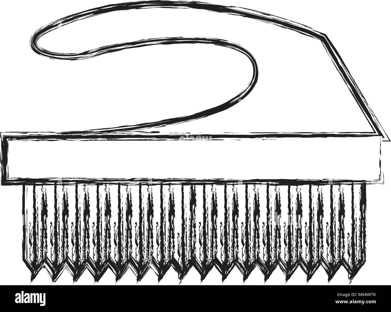 Bucket sponge handle wash Stock Vector Images - Alamy