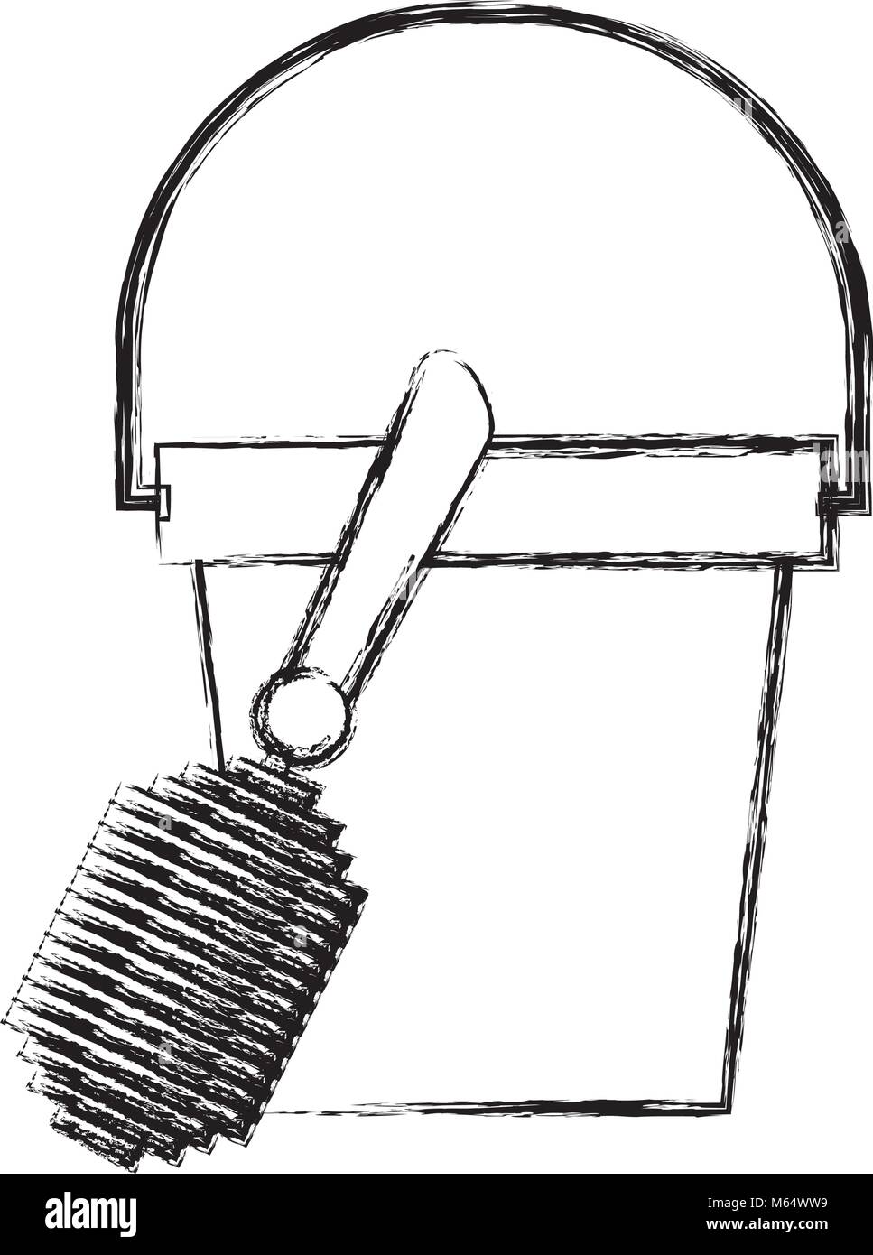 bucket vector illustration Stock Vector Image & Art - Alamy