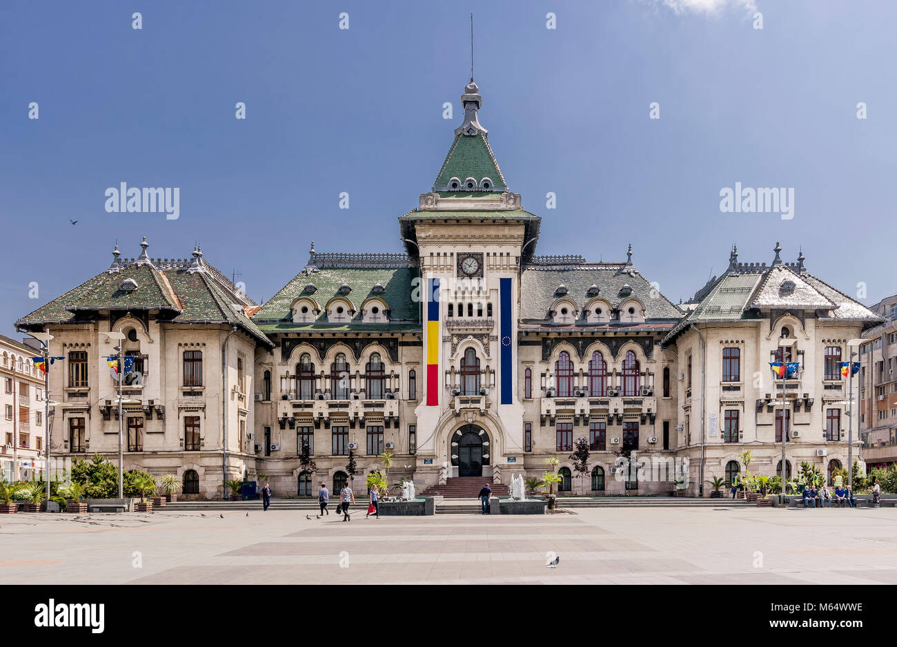 Town Hall, Craiova, Romania Stock Photo: 175899738 - Alamy
