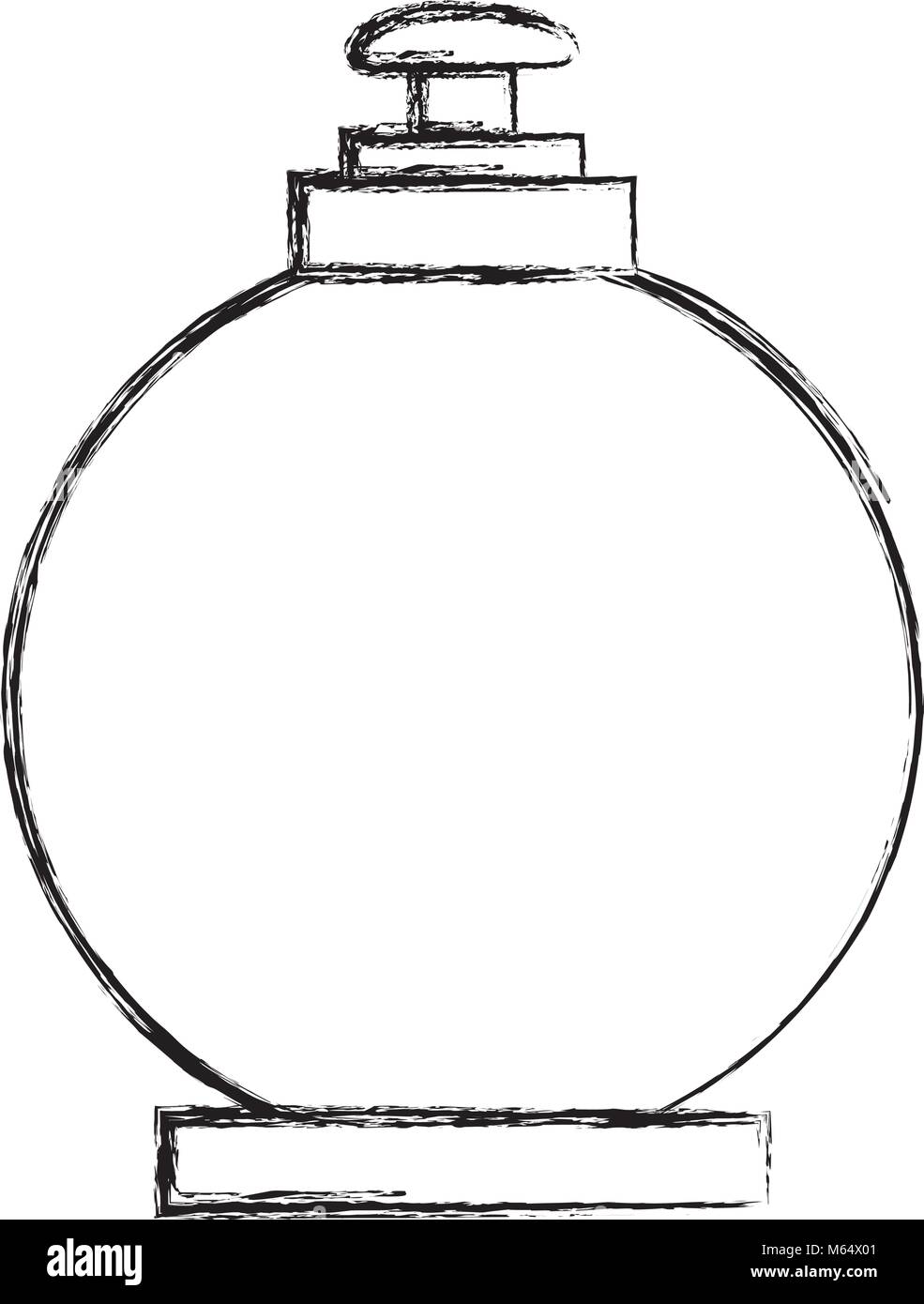 Round bottle cream isolated Black and White Stock Photos & Images - Alamy