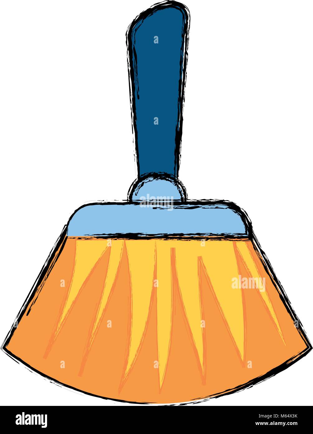 Art bristle broom brush Stock Vector Images - Alamy