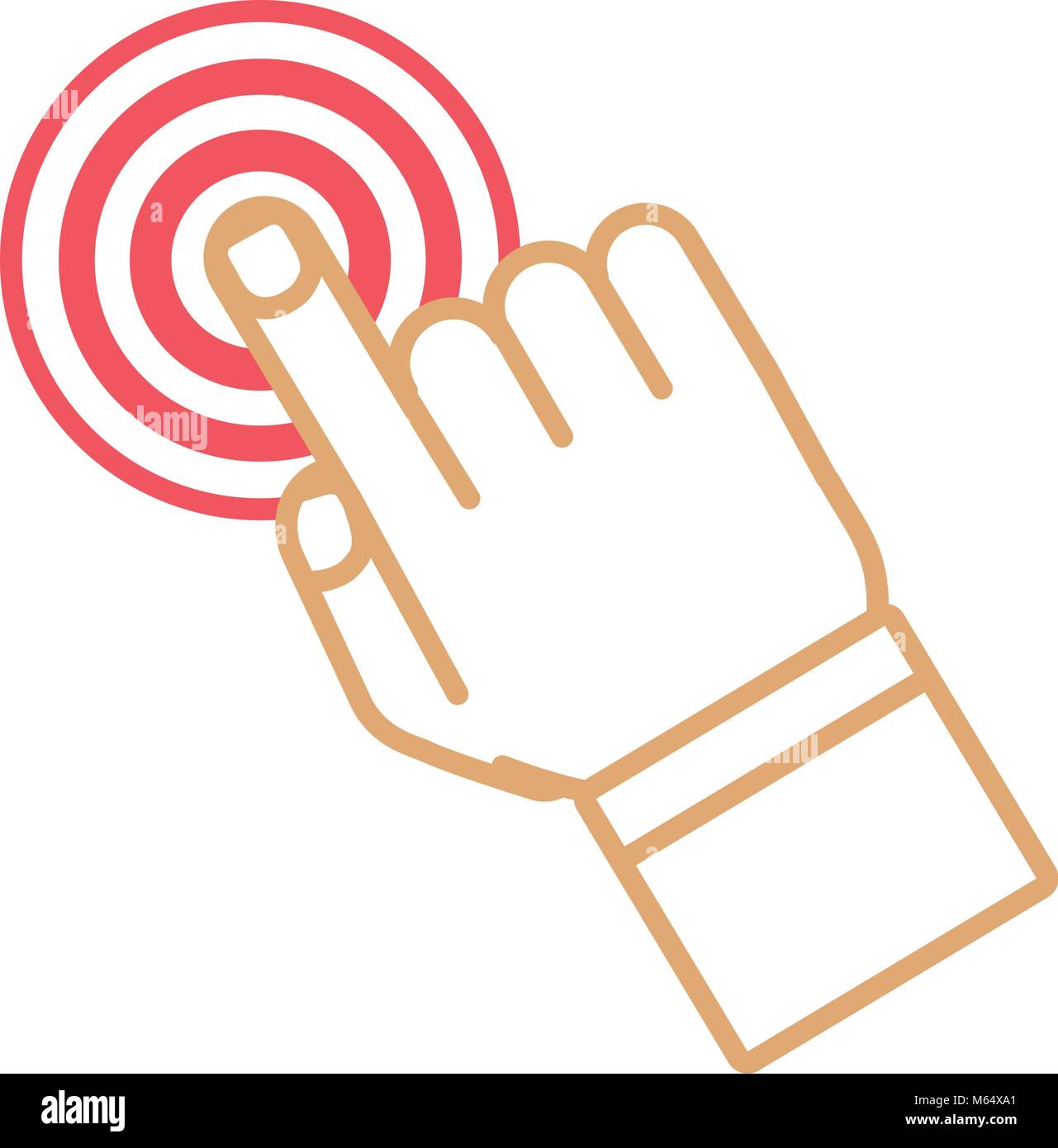 Group hands fingers pointing Cut Out Stock Images & Pictures - Alamy