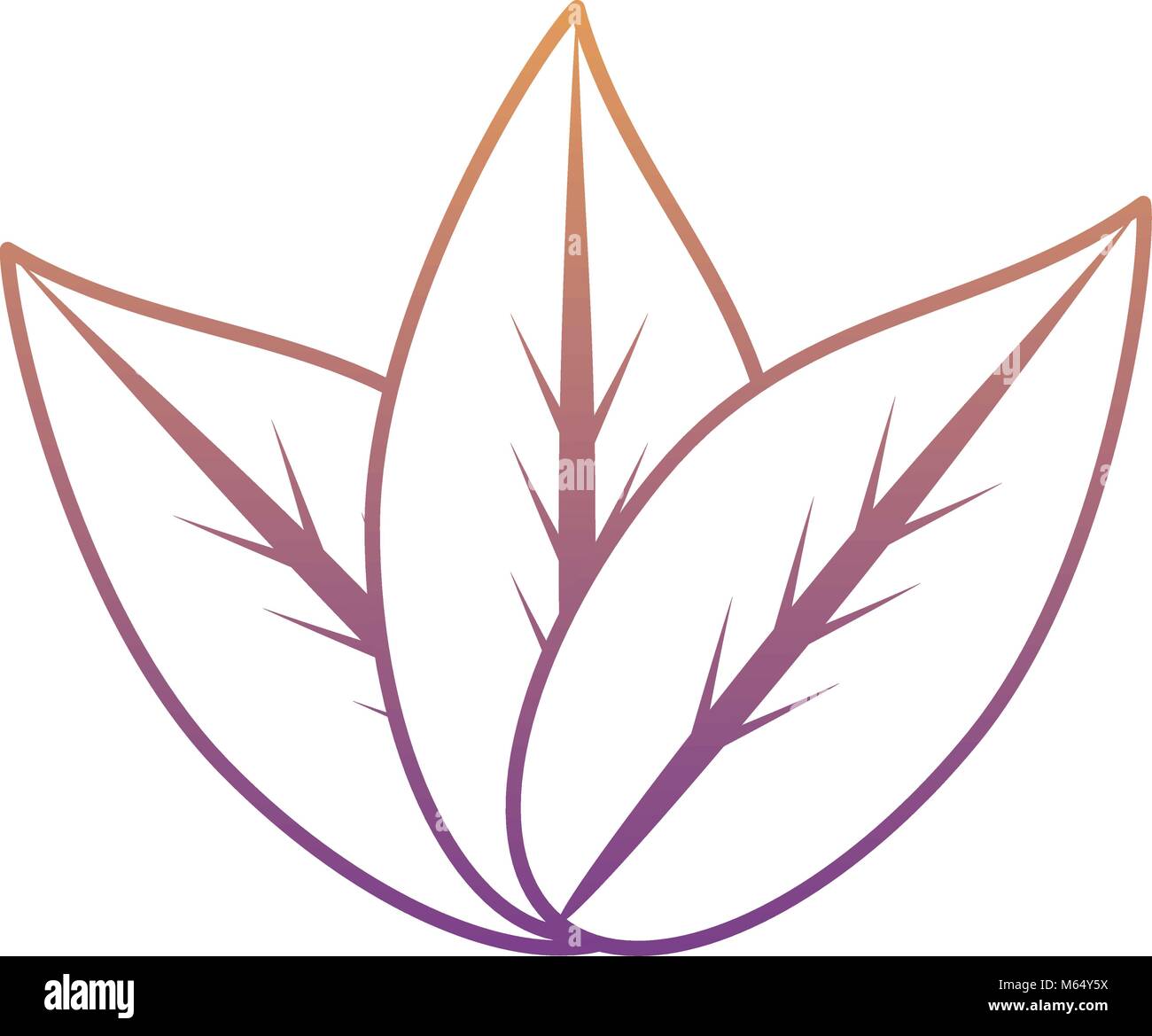 leaves icon image Stock Vector Image & Art - Alamy