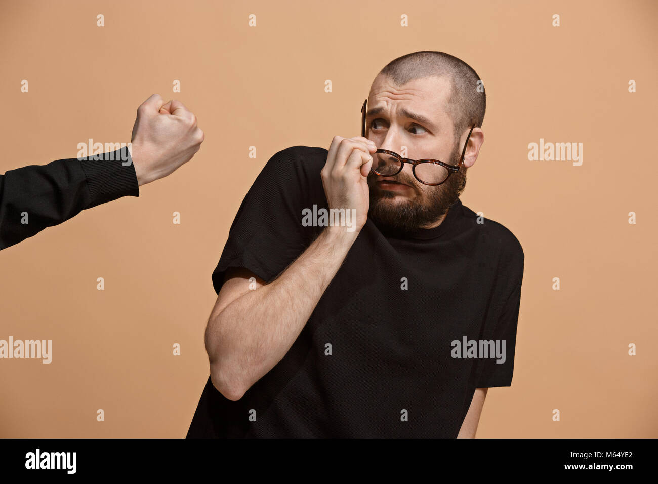 Man running scared hi-res stock photography and images - Alamy