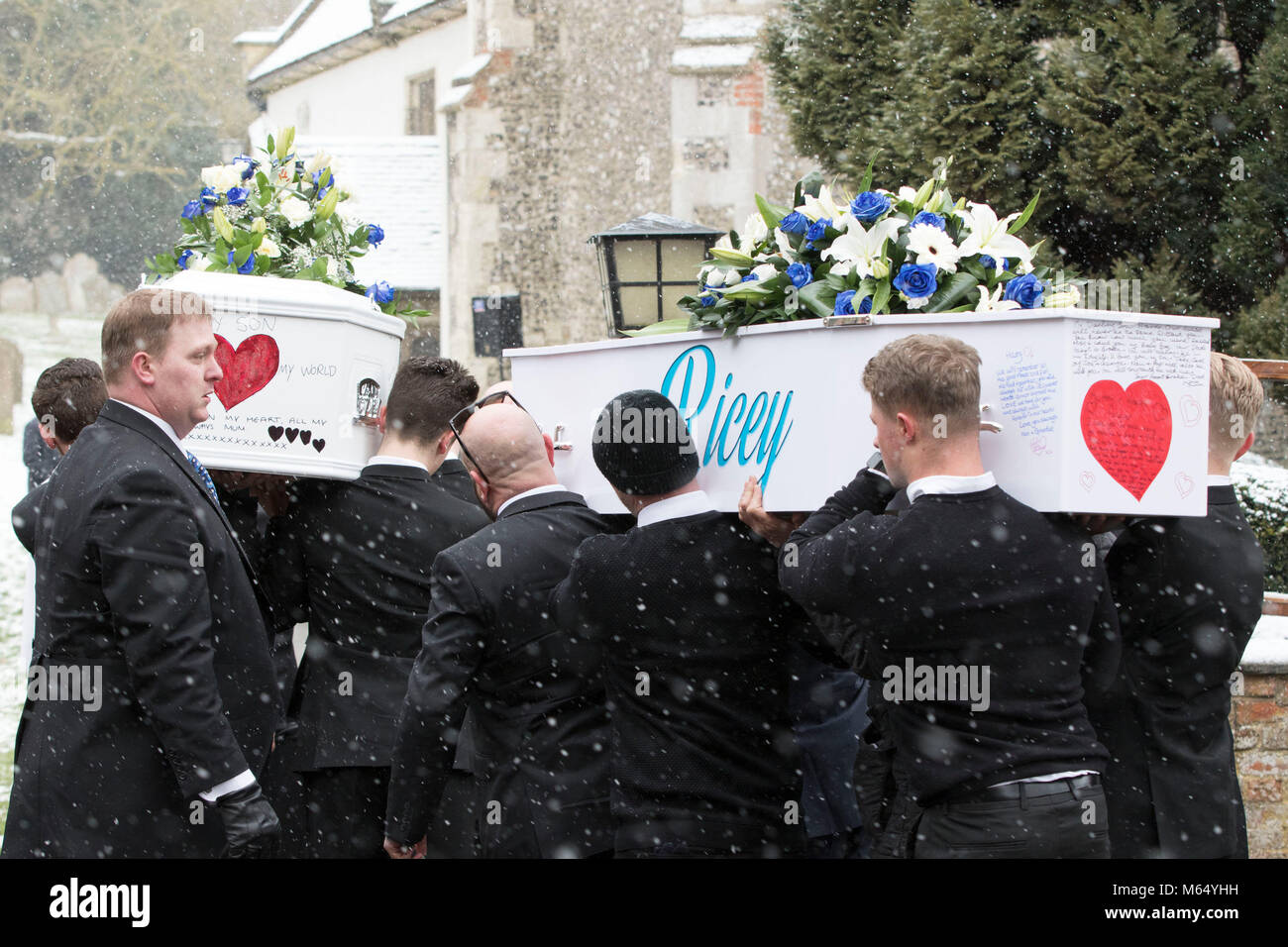 Coffins teenagers harry rice hi-res stock photography and images - Alamy