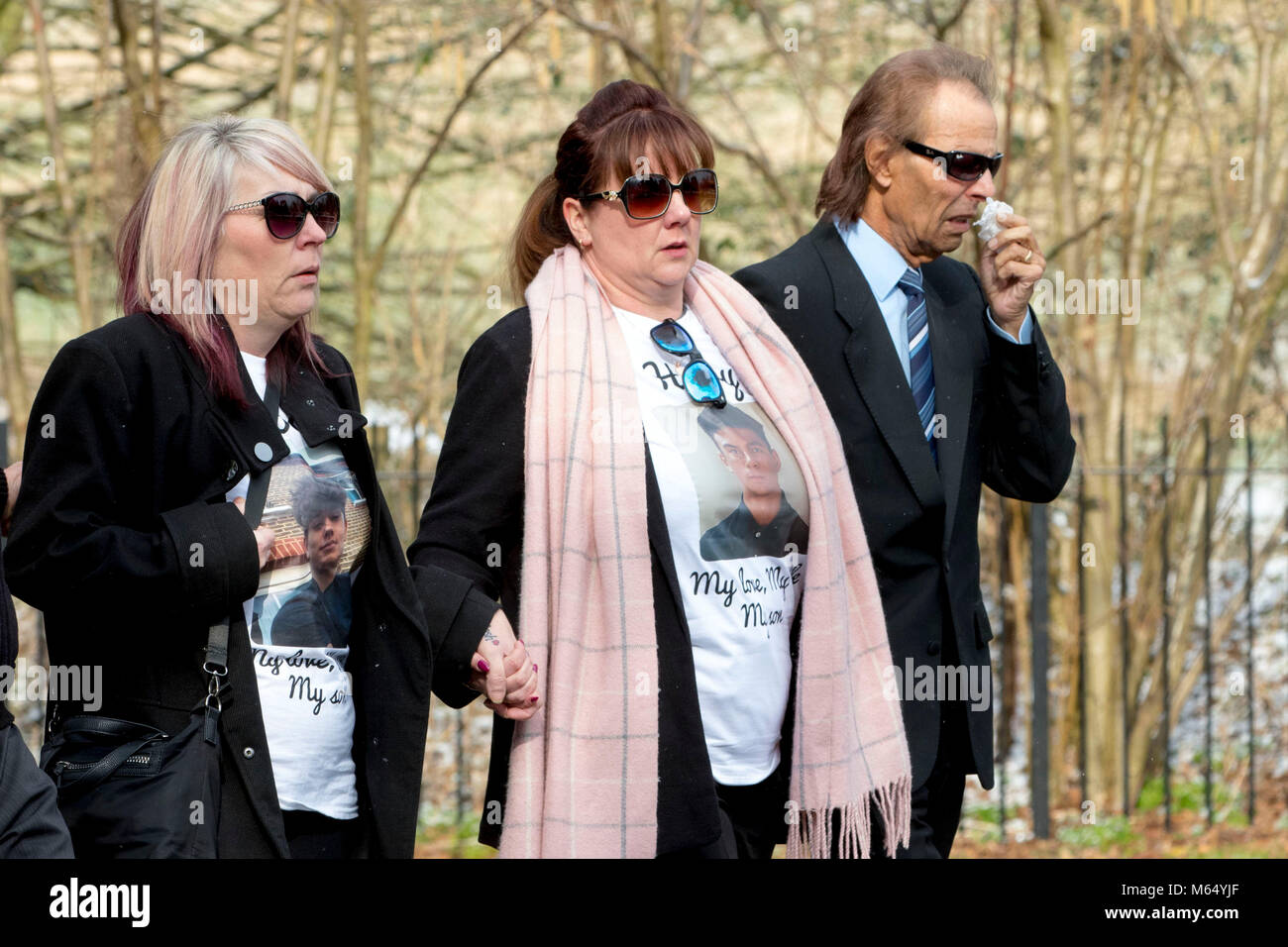 Ian Rice, father of Harry Rice, outside St Mary's Church in Uxbridge ...
